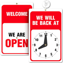 Professional ‘Be Back Soon’ Sign With Clock | Assured Signs – ASSURED SIGNS