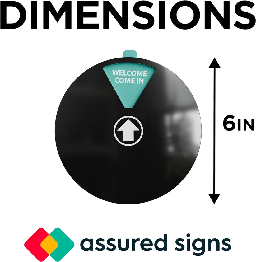 Versatile 6-in-1 Door Sign for Offices | Assured Signs – ASSURED SIGNS